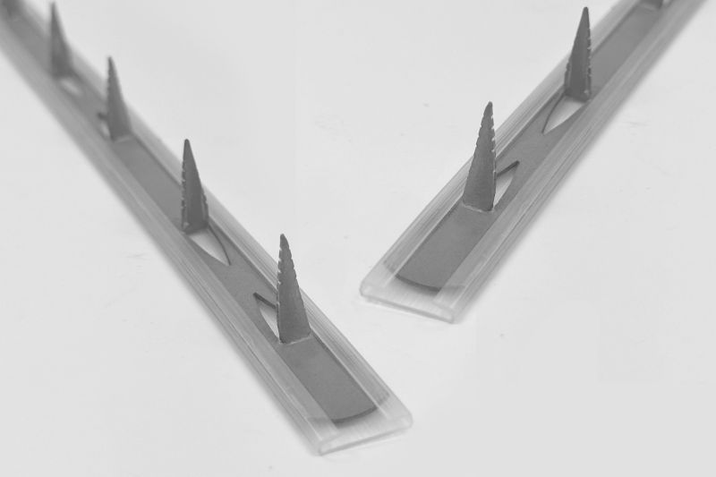 17" Upholstery Metal Tack Strip Plastic Sleeved Fabric Protection ...